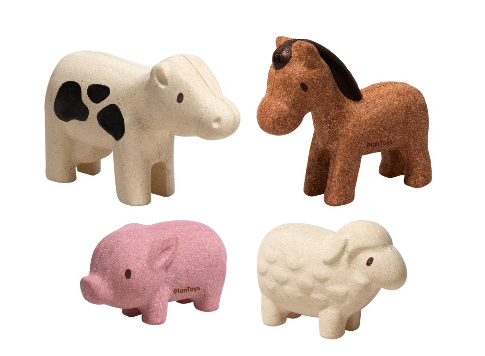 Plan Toys Bauernhoftiere Set Familienbande Plan Toys Bauernhoftiere Set Familienbande