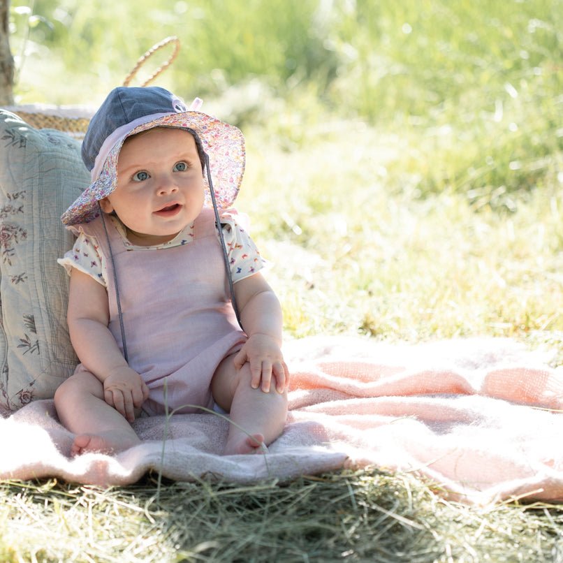 PurePure Mini Flapper jeans blumen - Familienbande